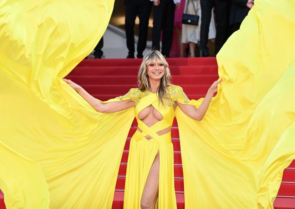 Heidi Klum's Cannes Film Festival Wardrobe Malfunction: Nipple Slip in Cutout Dress