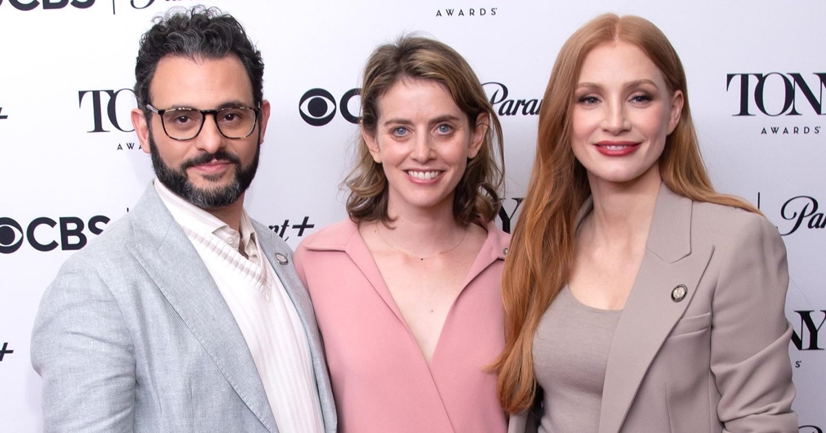 Jessica Chastain Rocks Power Dressing in Michael Kors Collection at ...