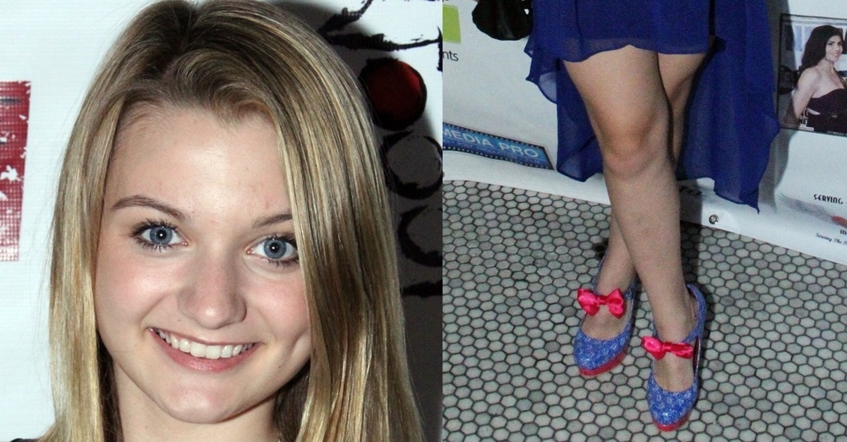 Teen Actress Laci Kay Makes a Stylish Statement in Bow Me Platform Pumps