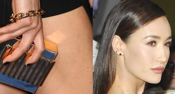 Red Carpet Risk-Taker! Maggie Q's Stunning Look at the 'Divergent' Premiere