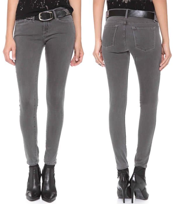 Nikki Reed Shows What Shoes To Wear With Grey Jeans