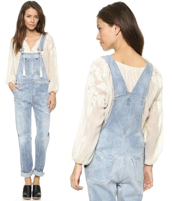 How Celebrities Are Wearing Denim Overalls This Summer