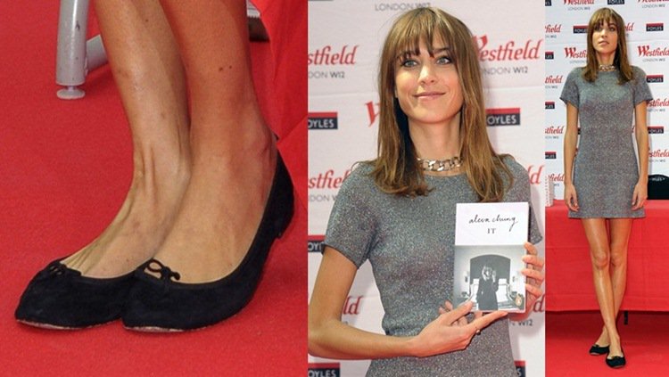Alexa Chung’s Classic Ballet Flats at ‘It’ Book Signing: Style Tips to ...