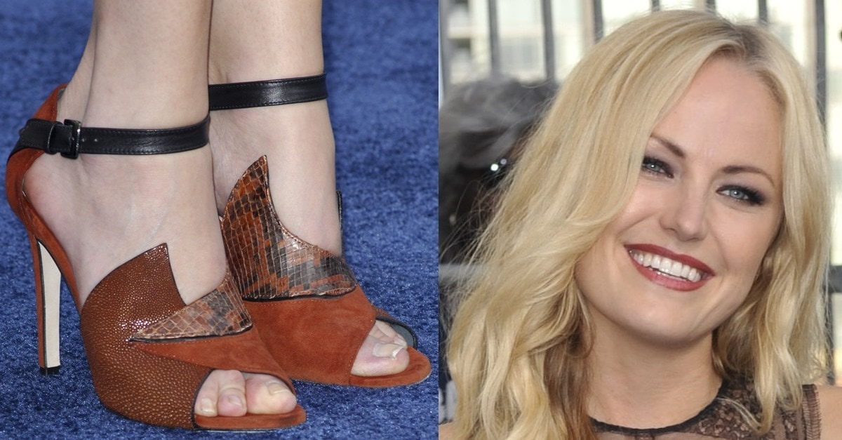 Malin Akerman in Cushnie et Ochs Dress and Chrissie Morris Shoes