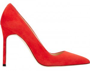 Nikki Reed Flaunts Fabulous Figure in Red Pointy Stilettos