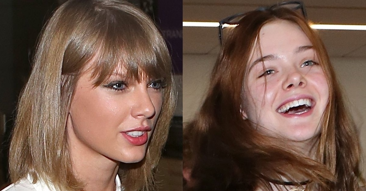 Who Looks Best in Knee-High Socks: Elle Fanning or Taylor Swift?