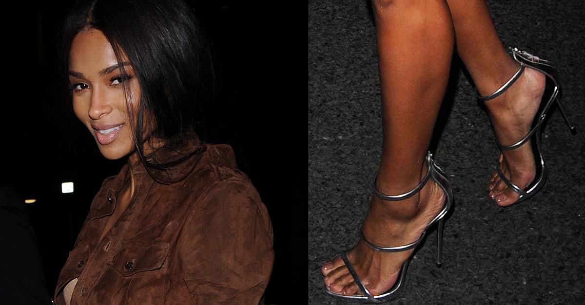 Ciara Celebrates Paint It Black Cover at Sexy Fish Launch in London