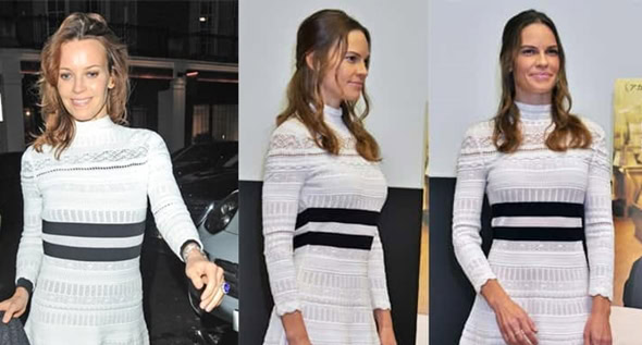 Fashion Face-Off: Hilary Swank and Kim Frickleton Both Dazzle in ...