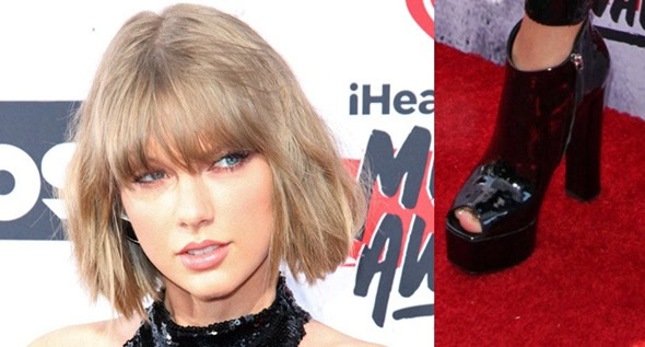 Taylor Swift Channels Catwoman in Saint Laurent & Zanotti Booties at ...