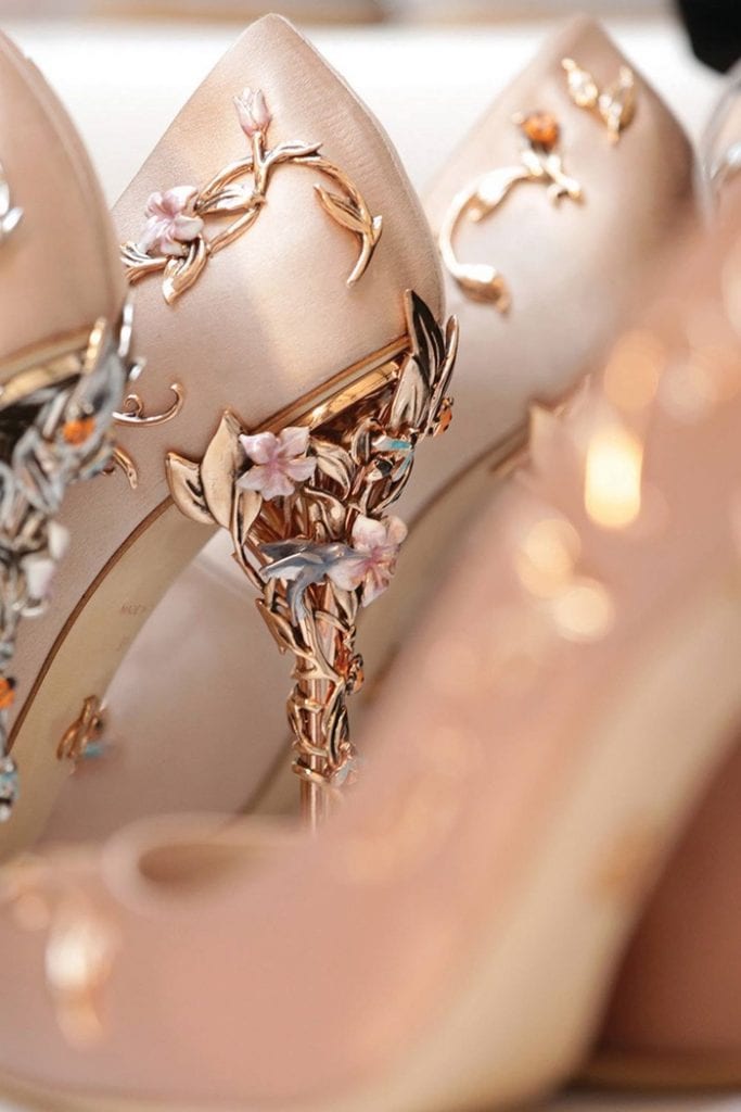 Ralph & Russo’s Enchanting Eden Pumps: Jourdan Dunn’s Paris Fashion ...