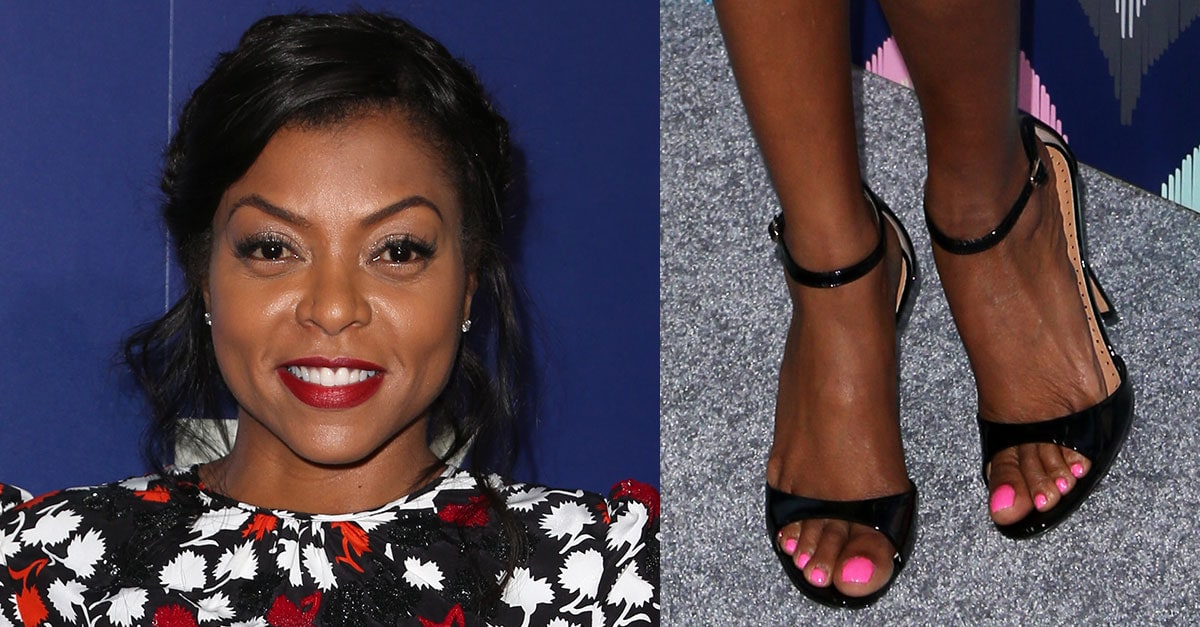 Taraji P. Henson's Flirty Floral Look: Emanuel Ungaro Dress and Alexa ...