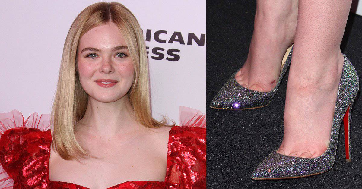 Elle Fanning’s Stunning Red Sequin Dress and Must-Have Louboutins