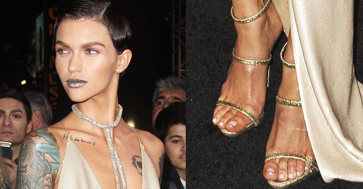 Ruby Rose's Statement-Making Giuseppe Zanotti Sandals and Red-Carpet ...
