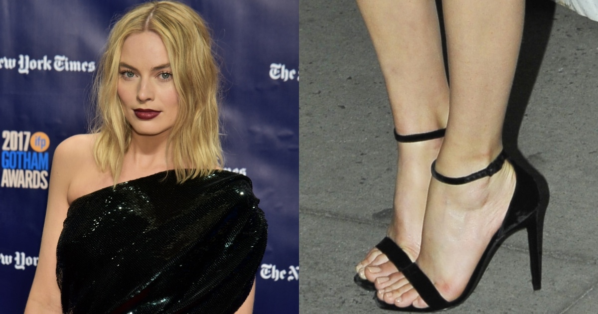 Margot Robbie Goes Gothic Glam in Head-to-Toe Saint Laurent Margot Robbie Goes Gothic Glam in Head-to-Toe Saint Laurent