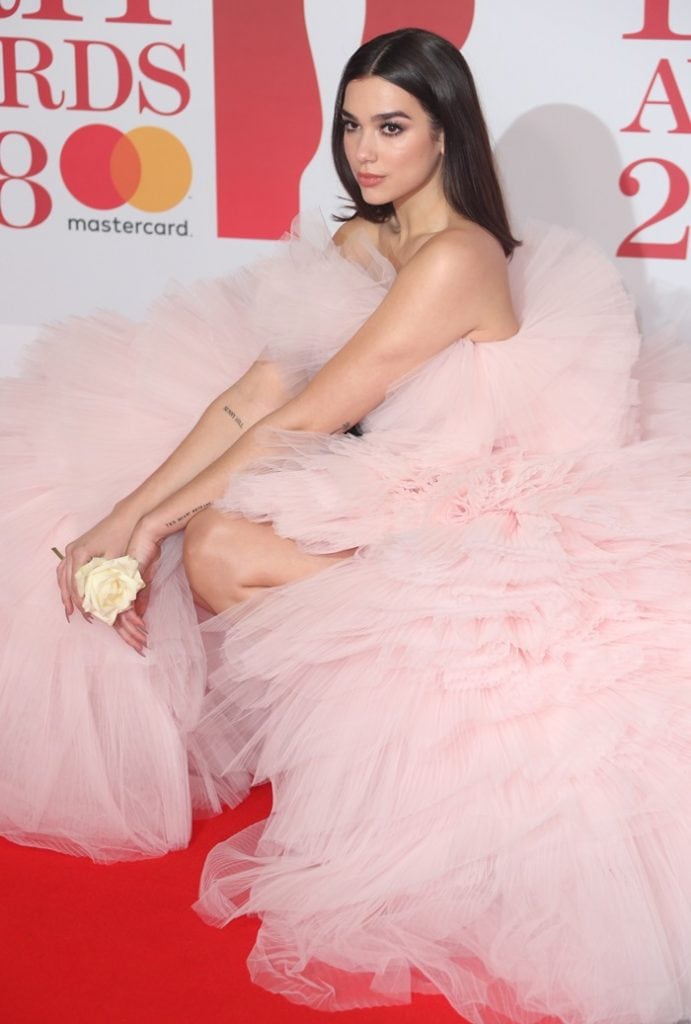 Brit Awards Red Carpet Shoes: Flower Power Fashion for 'Times Up'