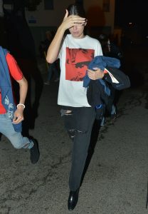 Kendall Jenner in Andy Warhol Foundation 'Dennis Hopper' T-Shirt