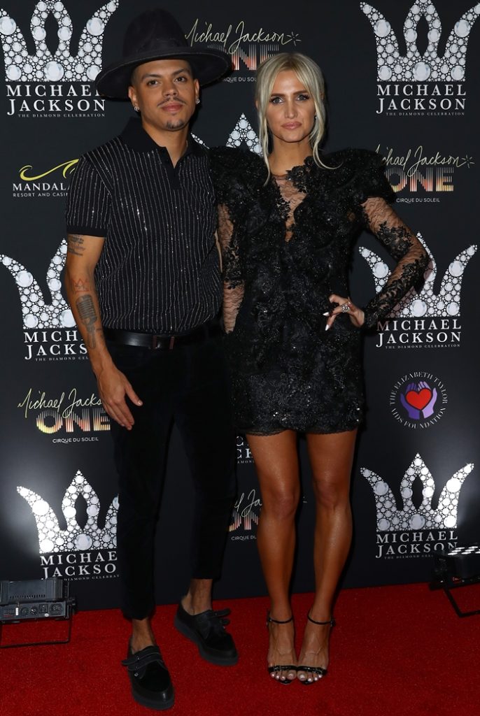 Ashlee Simpson and Evan Ross Steal the Spotlight at Michael Jackson's ...