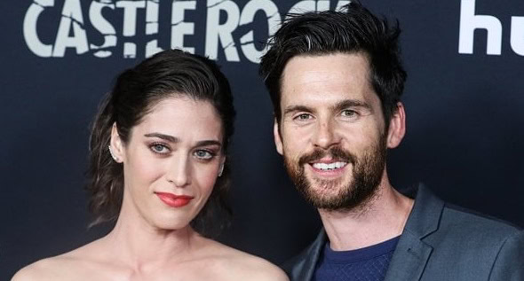 Tom Riley Proudly Supports Lizzy Caplan at Castle Rock Season 2 Premiere