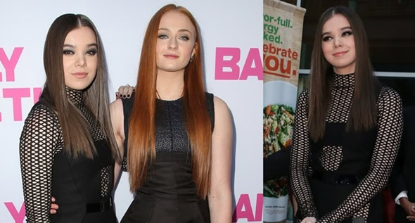 Hailee Steinfeld Turns Heads in Edgy Mesh Ensemble at the Barely Lethal Hollywood Premiere