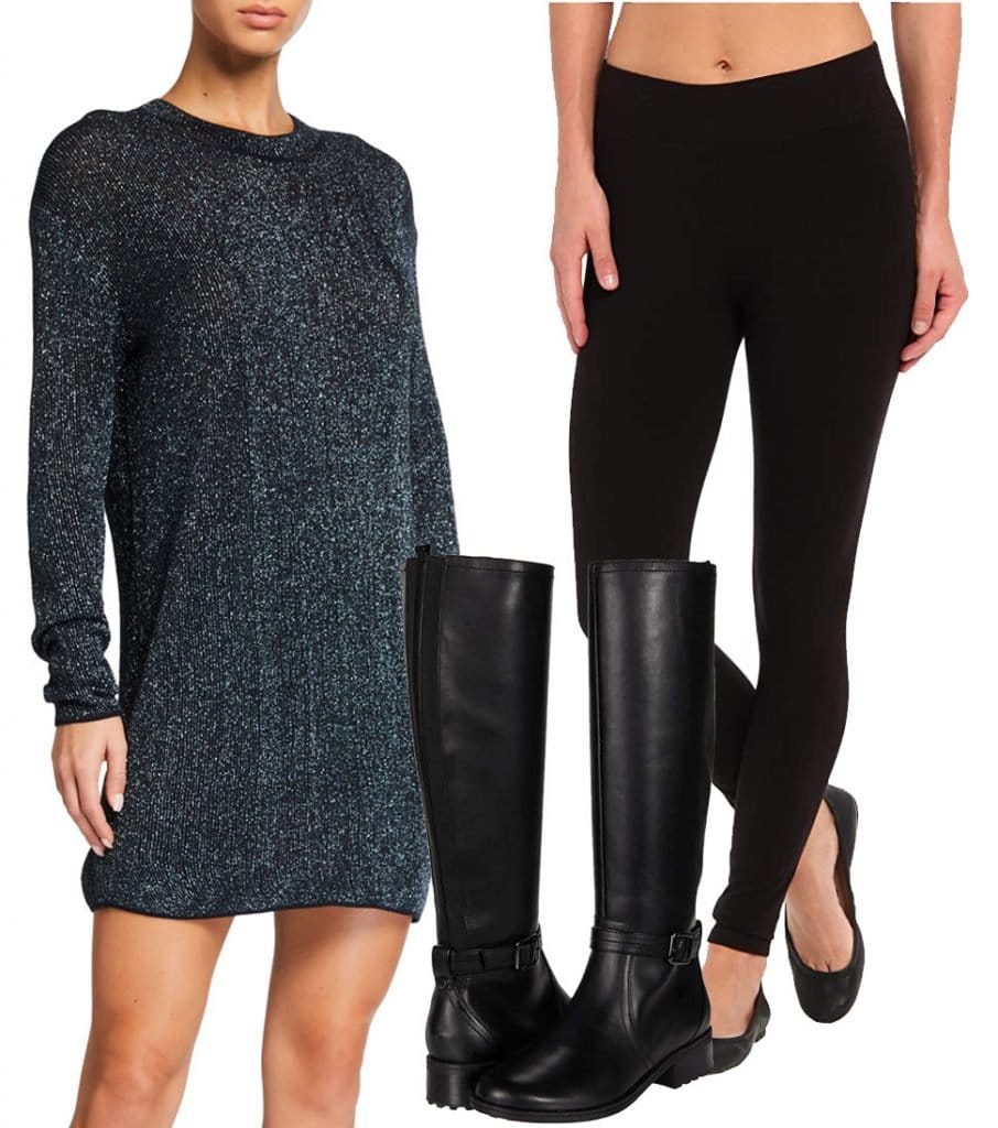 How to Wear Knee-High Boots with Dresses: Midi, Mini, & More!