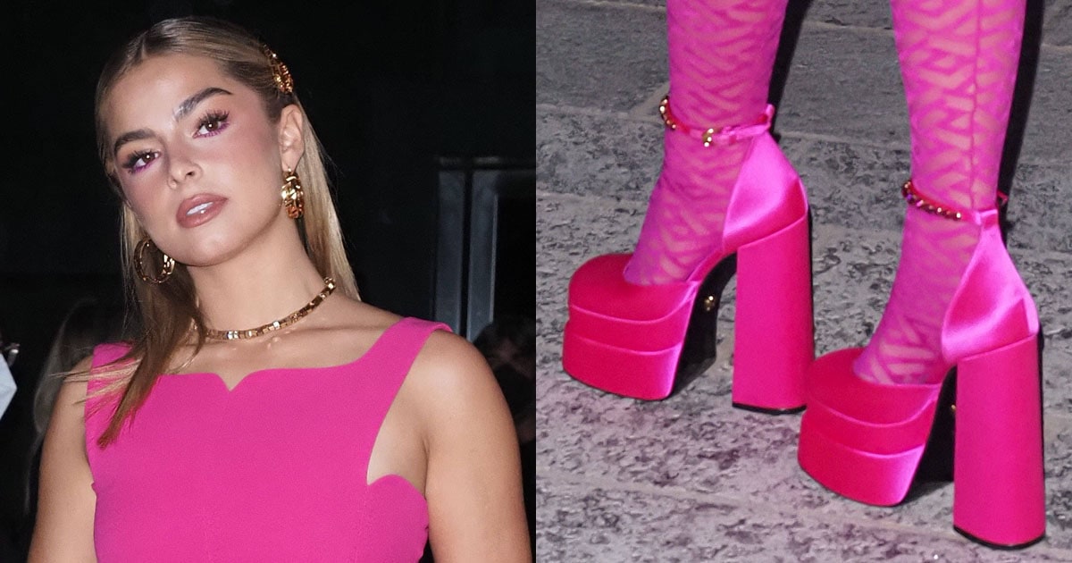 From TikTok to the Front Row: Addison Rae Stuns in Versace Medusa Heels