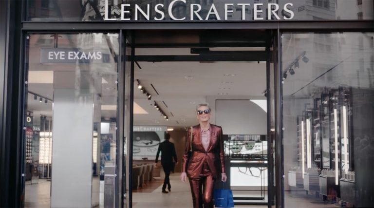 LensCrafters Commercial Actress Sharon Stone Rocks Glasses