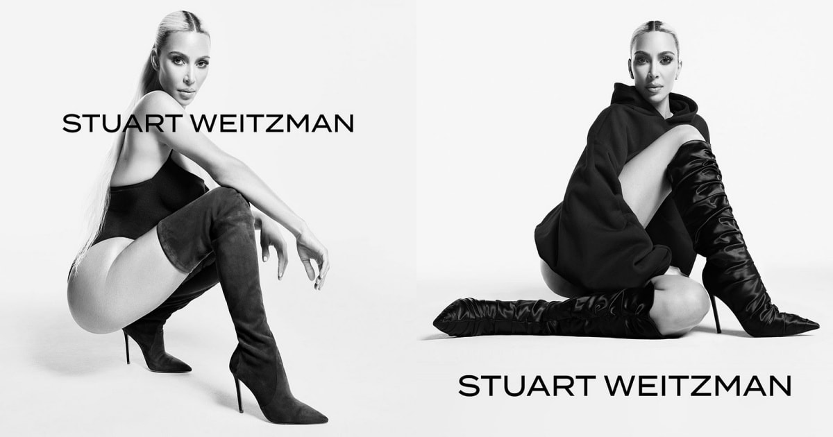 Kim Kardashian Transforms Fall Footwear in Stuart Weitzman's Bold Boot Collection