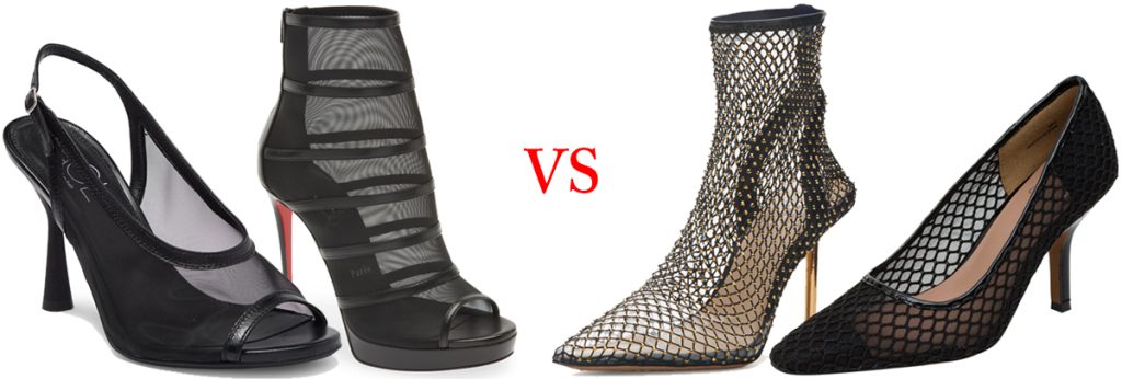 Mesh vs Fishnet Shoes: When to Wear and How They're Different
