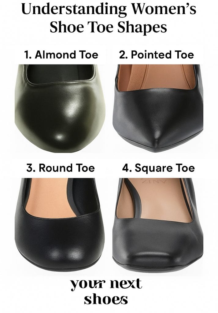 Almond, Pointed, Square, or Round? A Complete Breakdown of Popular Shoe ...