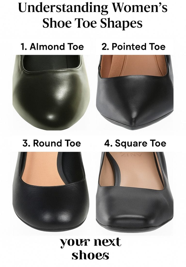 Almond, Pointed, Square, or Round? A Complete Breakdown of Popular Shoe ...