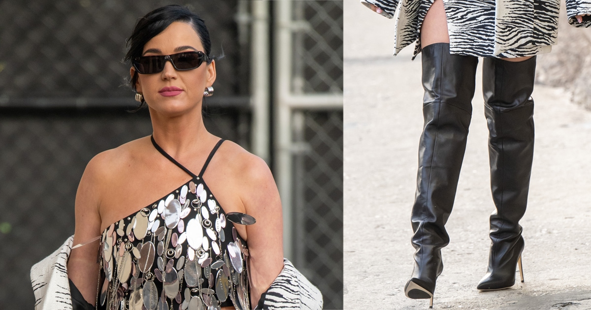 Katy Perry Promotes American Idol Season 21 in Dazzling Disco Ball Crop ...