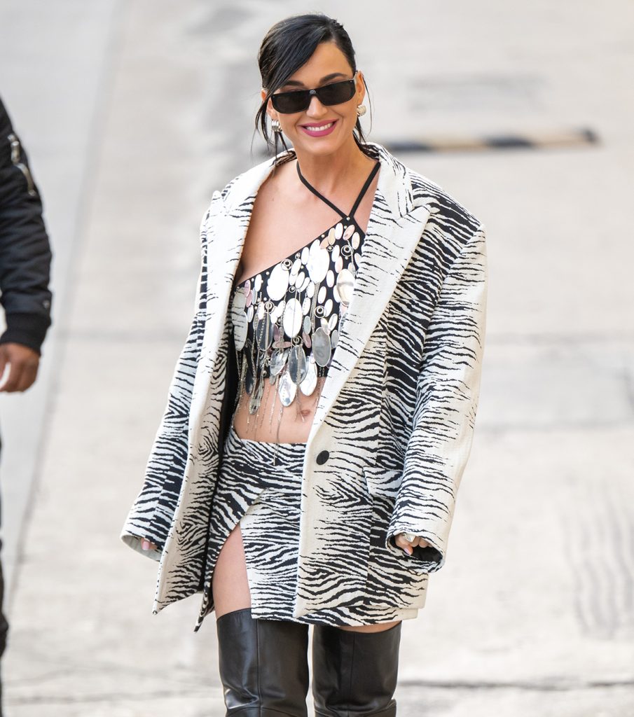 Katy Perry Promotes American Idol Season 21 in Dazzling Disco Ball Crop ...