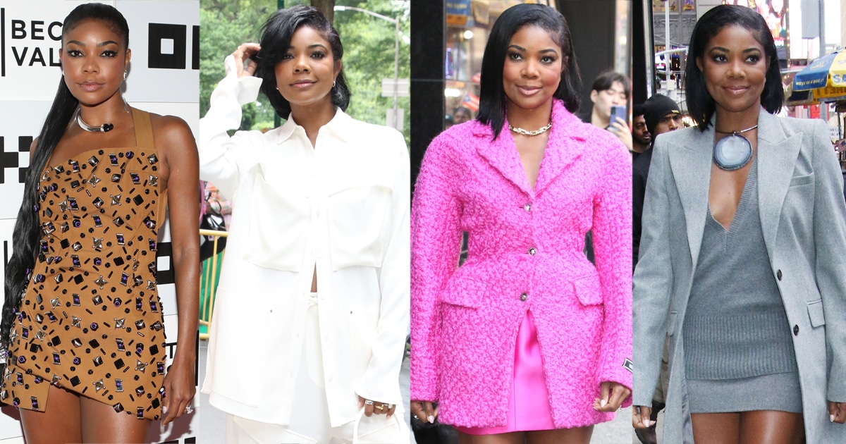 Gabrielle Union's Stunning Fashion at The Perfect Find Press Tour: From ...