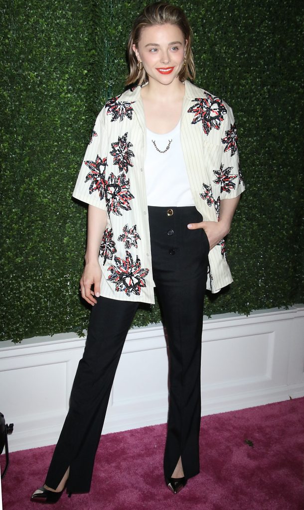 Louis Vuitton Effigy Pumps Steal the Show as Chloë Grace Moretz Stuns ...