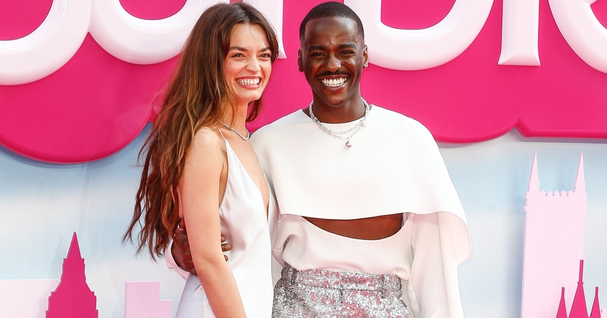 Emma Mackey and Ncuti Gatwa Make Stylish Reunion at Barbie’s London ...