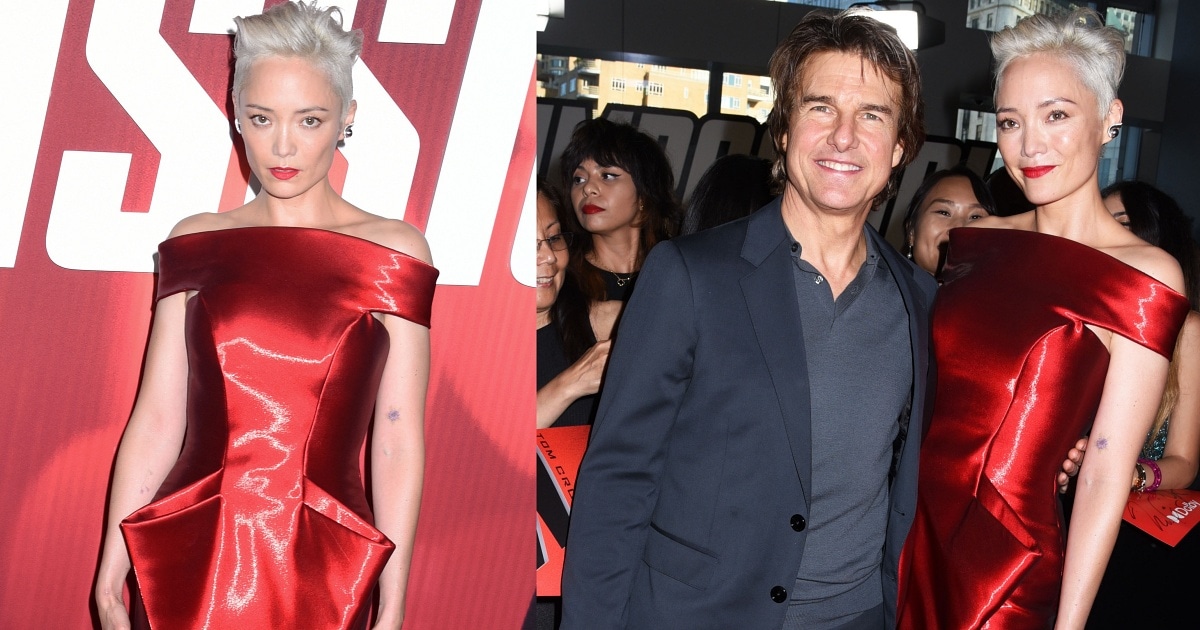 Pom Klementieff Wows in Bold Armani Privé Gown at Mission: Impossible 7 ...