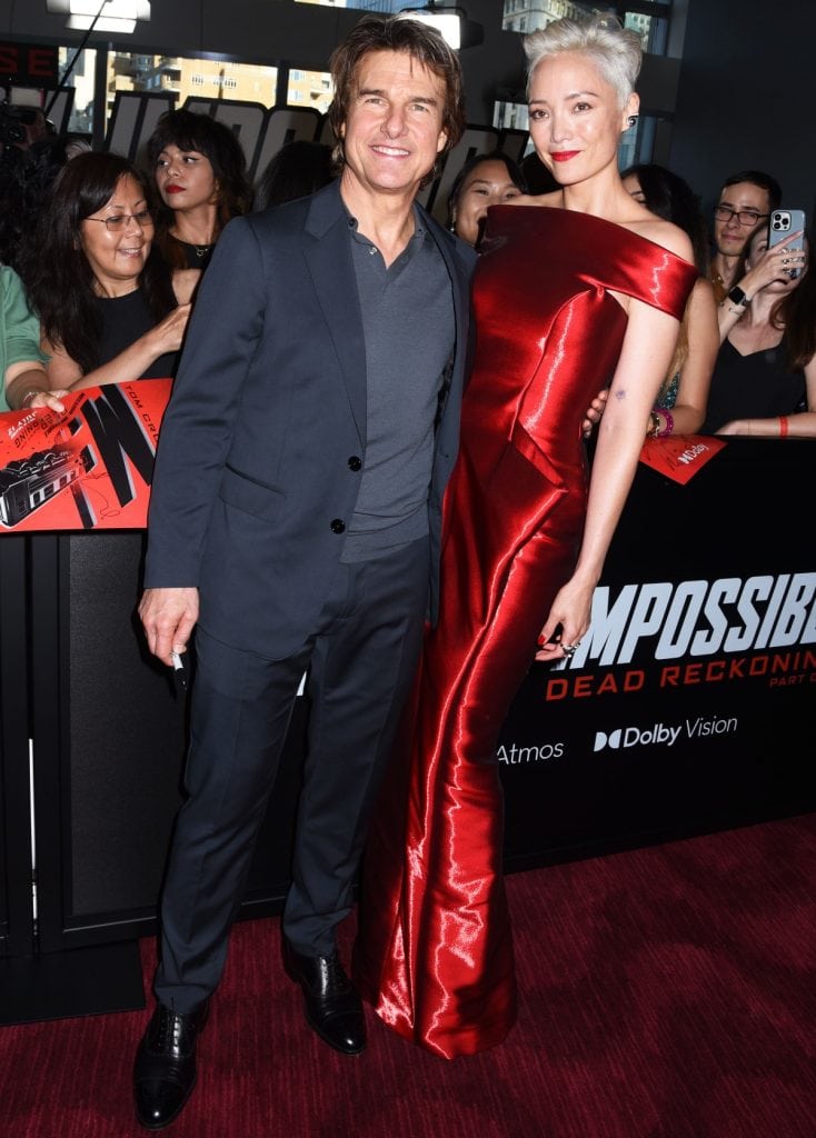 Pom Klementieff Wows in Bold Armani Privé Gown at Mission: Impossible 7 ...