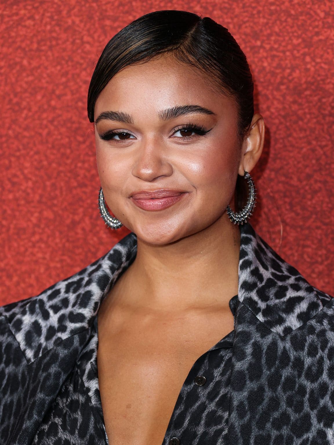 Madison Bailey Channels Fierce Glamour in Dolce & Gabbana Mesh Boots ...