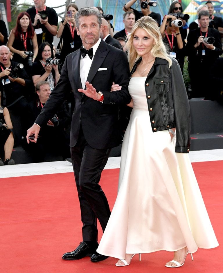 Patrick Dempsey and Jillian Fink Exude Timeless Elegance During Ferrari ...