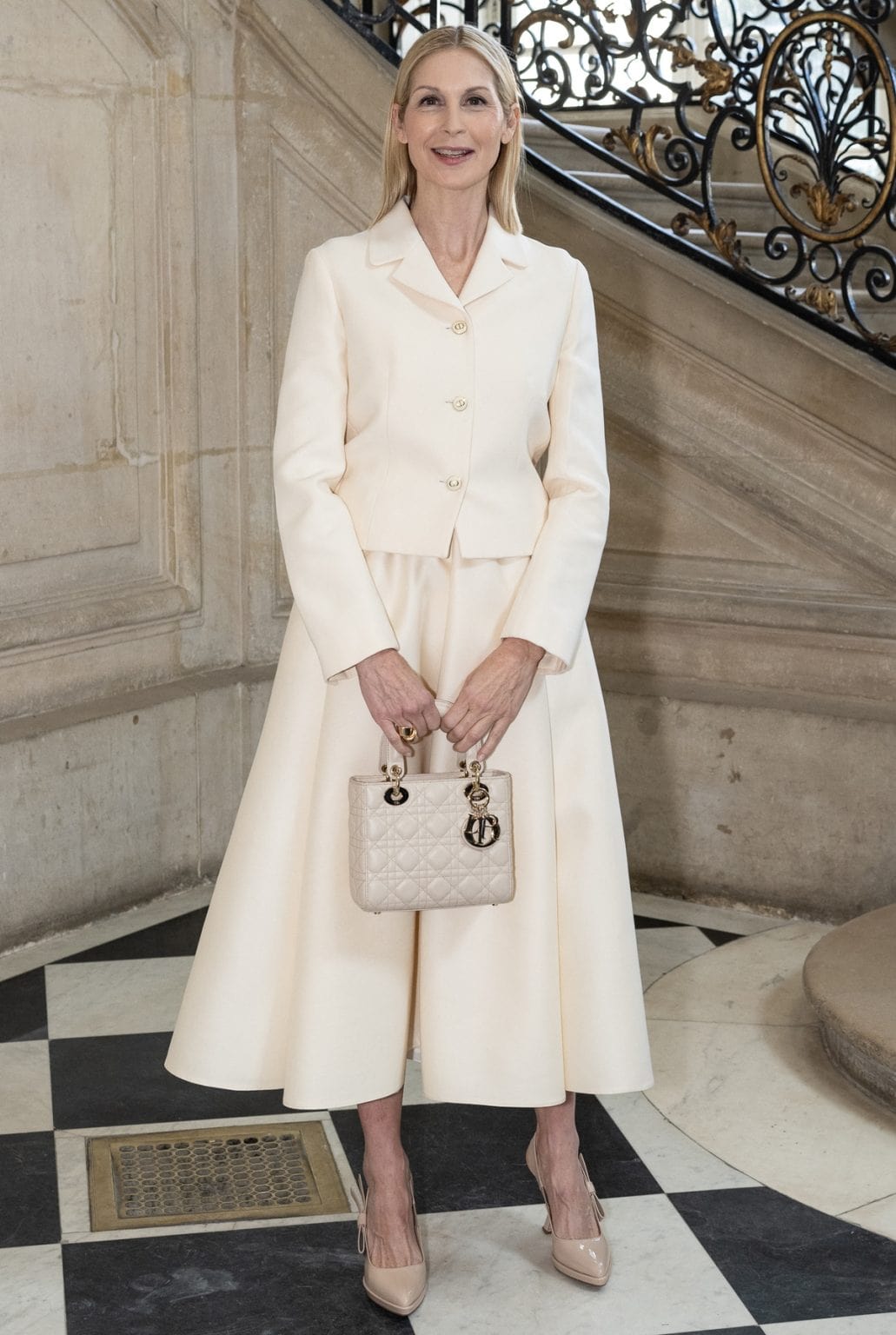 Kelly Rutherford Slays Quiet Luxury in Classic Dior Skirt Suit During ...