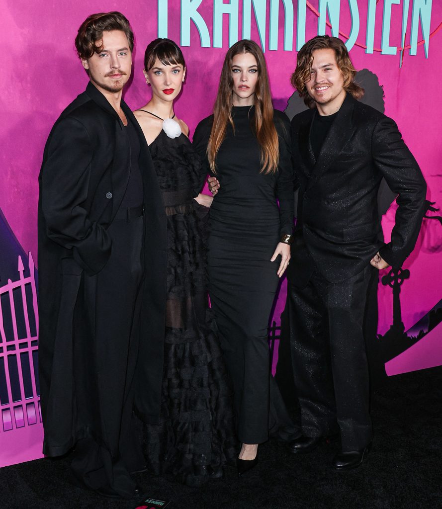 Cole and Dylan Sprouse Rock Matching Black Outfits With Partners at ...
