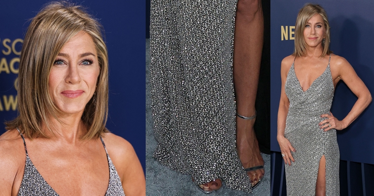 Jennifer Aniston Shines in Celine at the 2024 SAG Awards: Timeless Elegance Redefined
