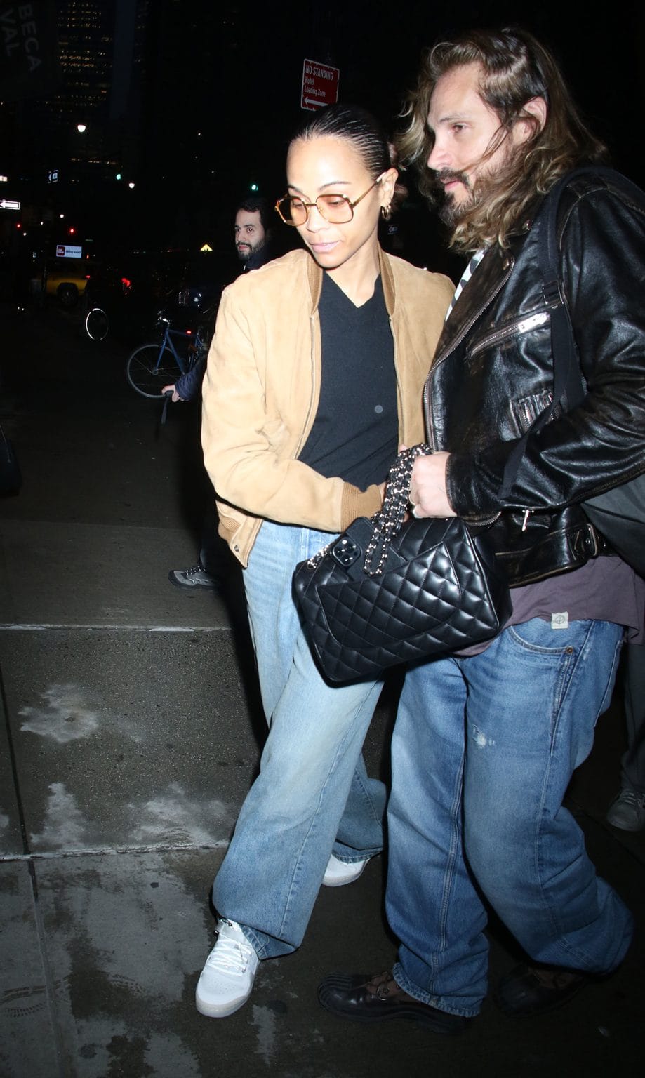 Zoe Saldaña and Marco Perego Light Up NYC With 'The Absence of Eden ...