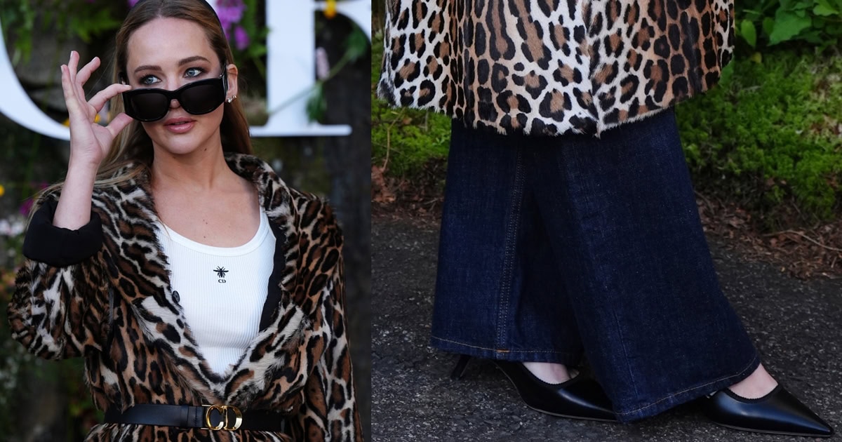 Jennifer Lawrence's Mob Chic Style and Stunning Dior Shoes at Cruise 2025