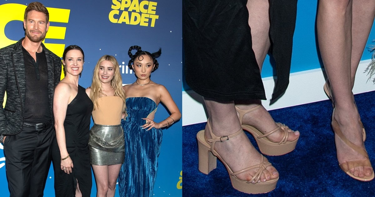 Emma Roberts at 5’1½” Makes a Statement Next to 6’5” Co-Star Tom Hopper