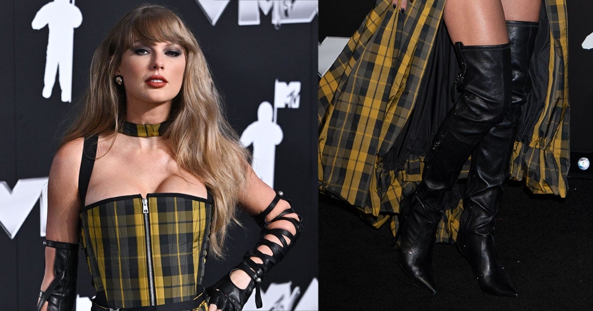 Taylor Swift Stuns in Dior Plaid and Stuart Weitzman Boots at the 2024 ... Taylor Swift Stuns in Dior Plaid and Stuart Weitzman Boots at the 2024 ...