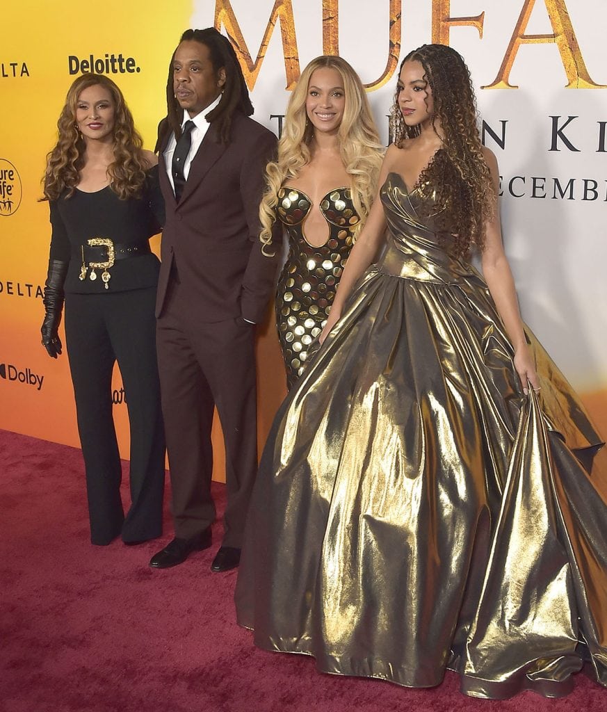 Beyoncé and Blue Ivy Serve Royal Looks in Gold at Mufasa: The Lion King Premiere