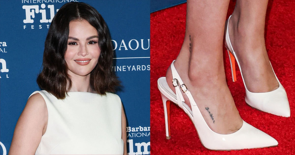 Selena Gomez Steals the Show in a Chic White Mini-Dress & Santoni Heels