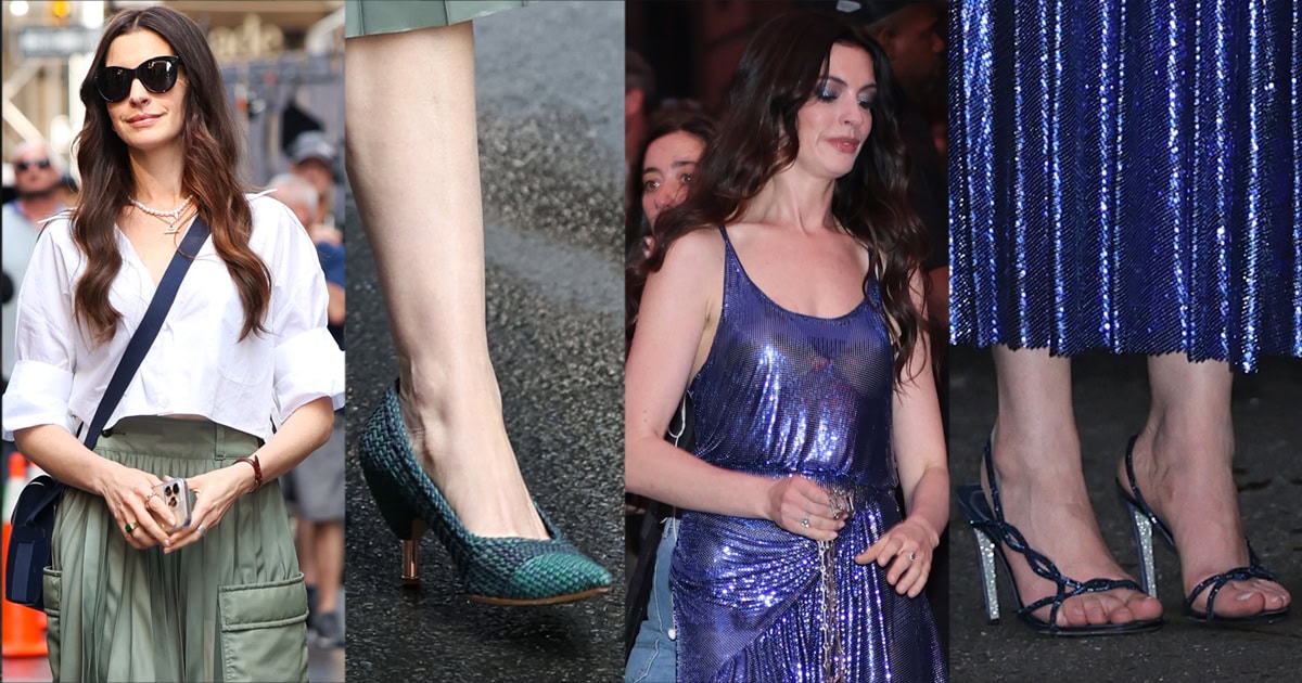 Anne Hathaway’s Chic On-Set Heels for The Devil Wears Prada 2 — From Gabriela Hearst to Rene ...