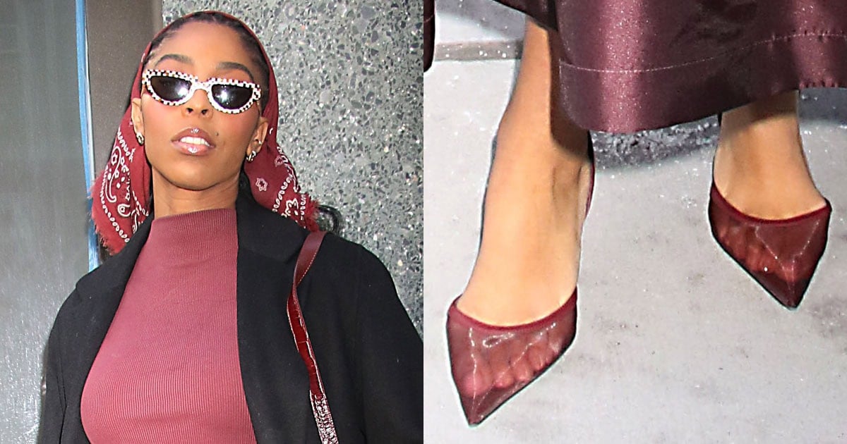 Size 11 Style Icon: Jessica Williams Steps Out in Sheer Britt Netta ...
